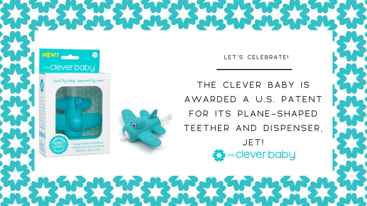 The Clever Baby is Awarded a U.S. Patent For Its Plane-Shaped Teether